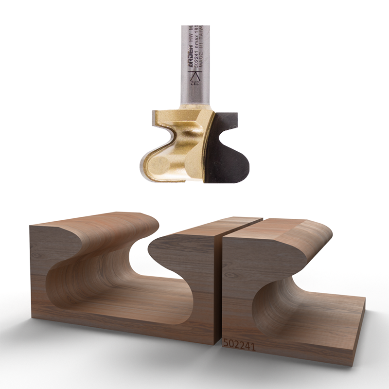 Freze pentru manere D1 : 44.45, D2 : 12, L1 : 60, L2 : 28.6, R : 6.35 ...