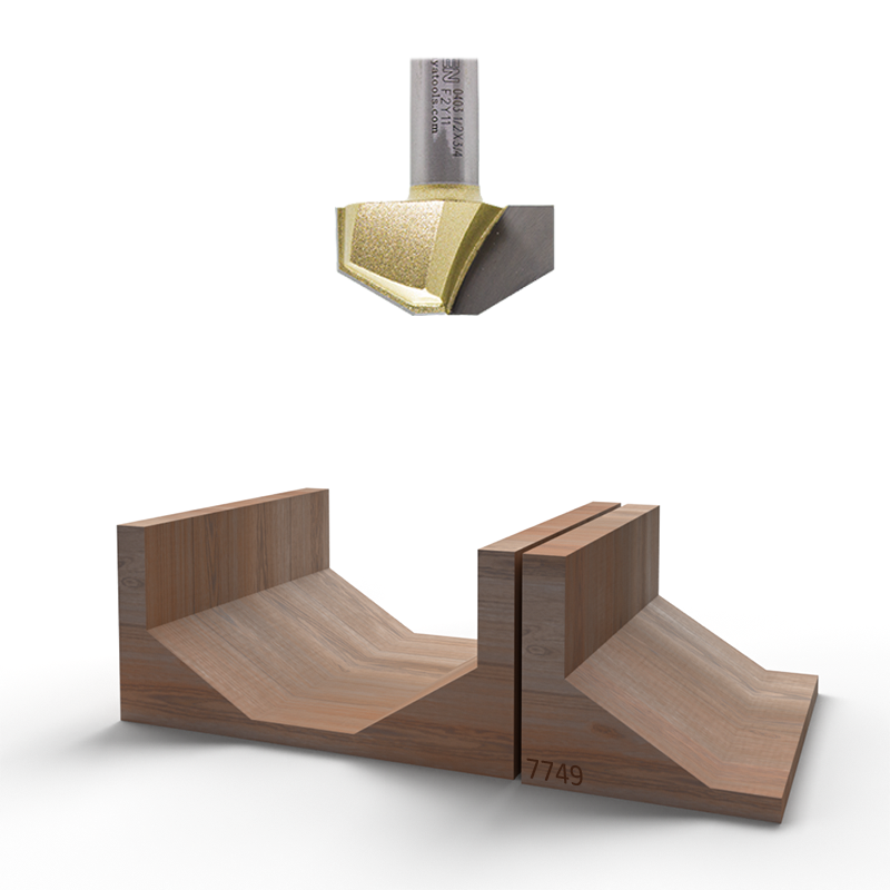 Freze conice cu varf tesit D1 : 12, D2 : 12.7, D3 : 40, L1 : 57, L2 ...